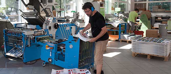 Fertigung - Südtirol Druck